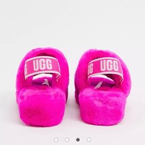 UGG | Shoes | Ugg Fluff Yeah Slide Slippers In Hot Pink | Poshmark